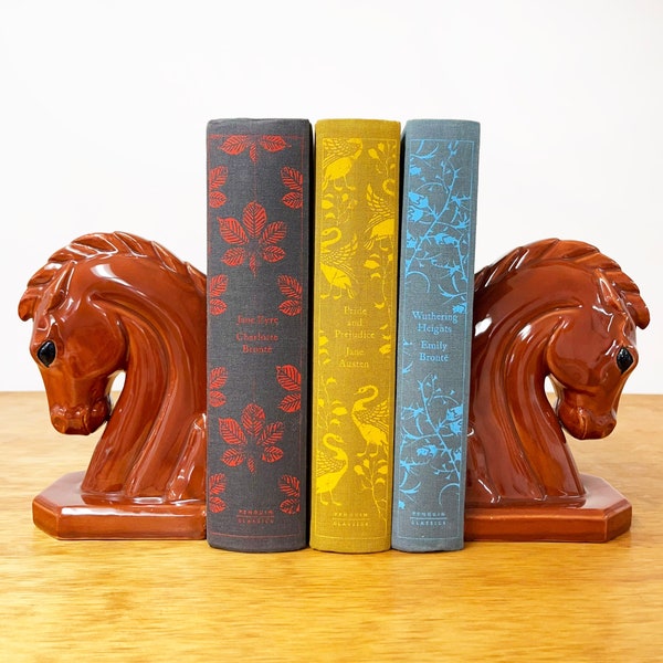 Ceramic Bookends - Etsy
