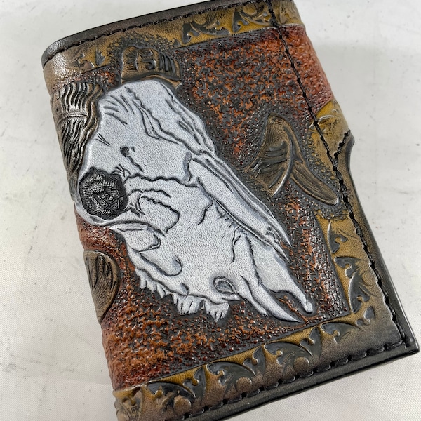 Skull Wallet - Etsy