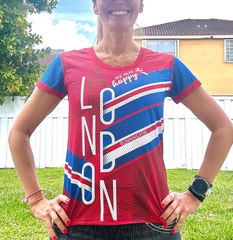 London Marathon Running Tech Shirt and Singlet WOMEN. - Etsy
