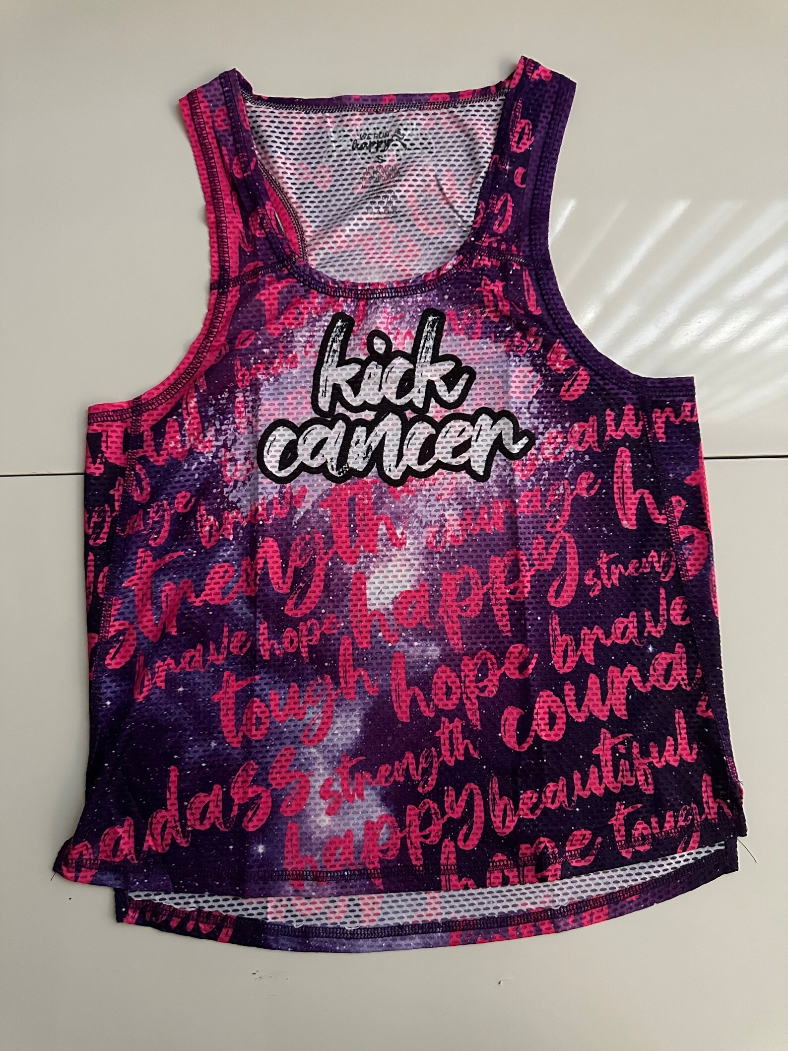 New Kick Cancer Running Tech Shirt and Singlet - Etsy