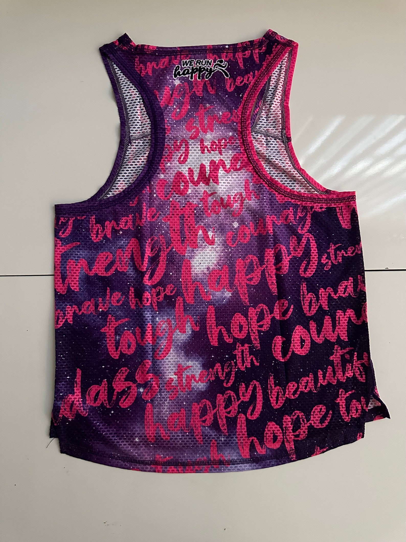 Kick Cancer Marathon Running Tech Shirt and Singlet Pink Purple - Etsy