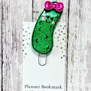 Pickle Planner Clip Pickle Feltie Clip, Pickle Planner Paperclip Pickle ...