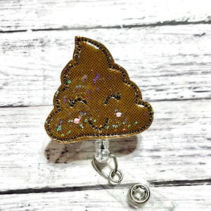 Poop Badge Reel, Funny Badge Reel, Nurse Badge Reel, GI Nurse Badge ...