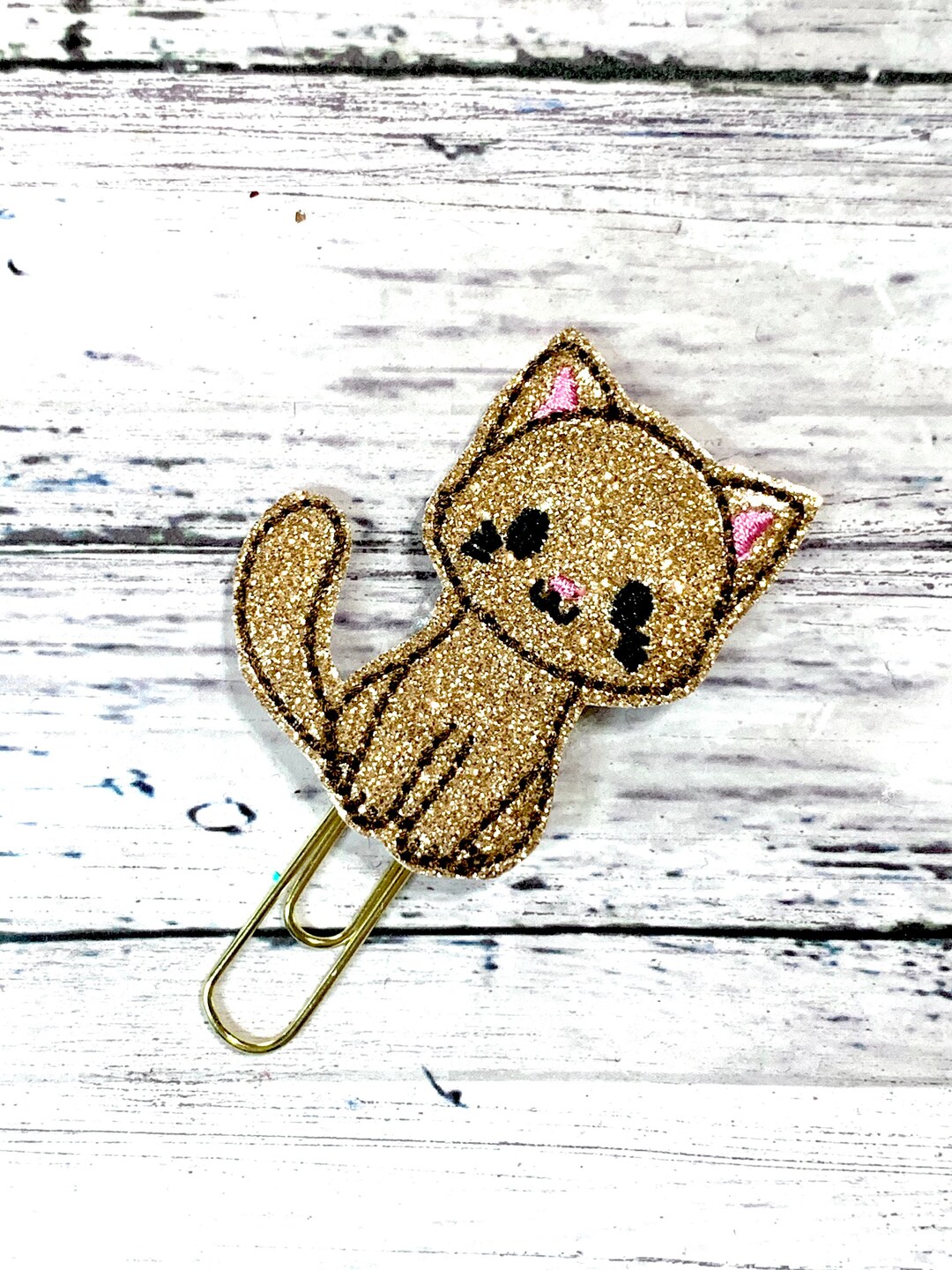 Cat Feltie Clip Kitty Planner Clip, Kitten Planner Paperclip Bookmark ...