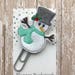 Snowman Feltie Planner Clip Paperclip Bookmark Felt Paper - Etsy