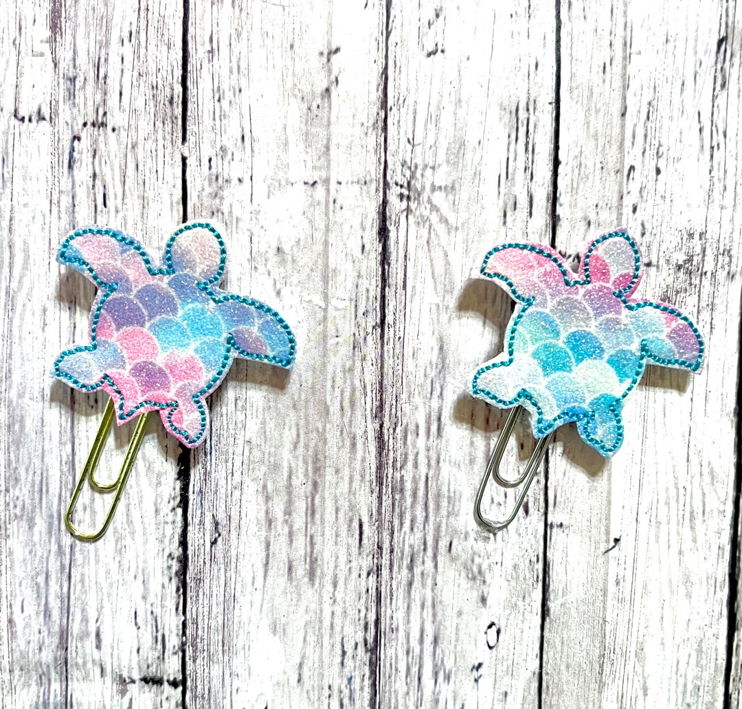 Sea Turtle Feltie, Beach Bookmark, Beach Turtle Clip, Ocean Paperclip ...