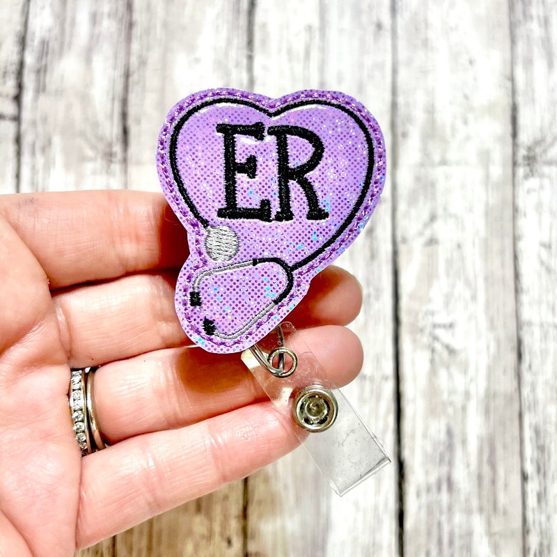 Er Nurse Badge Reel - Etsy