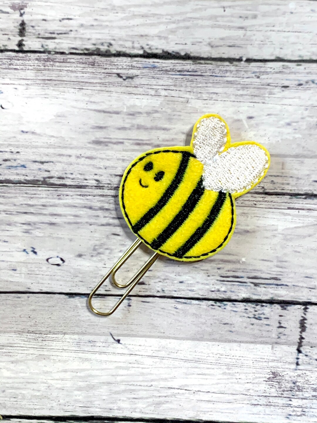 Bee Paperclip, Honey Bee Planner Clip, Bumble Bee Bookmark, Be Kind ...