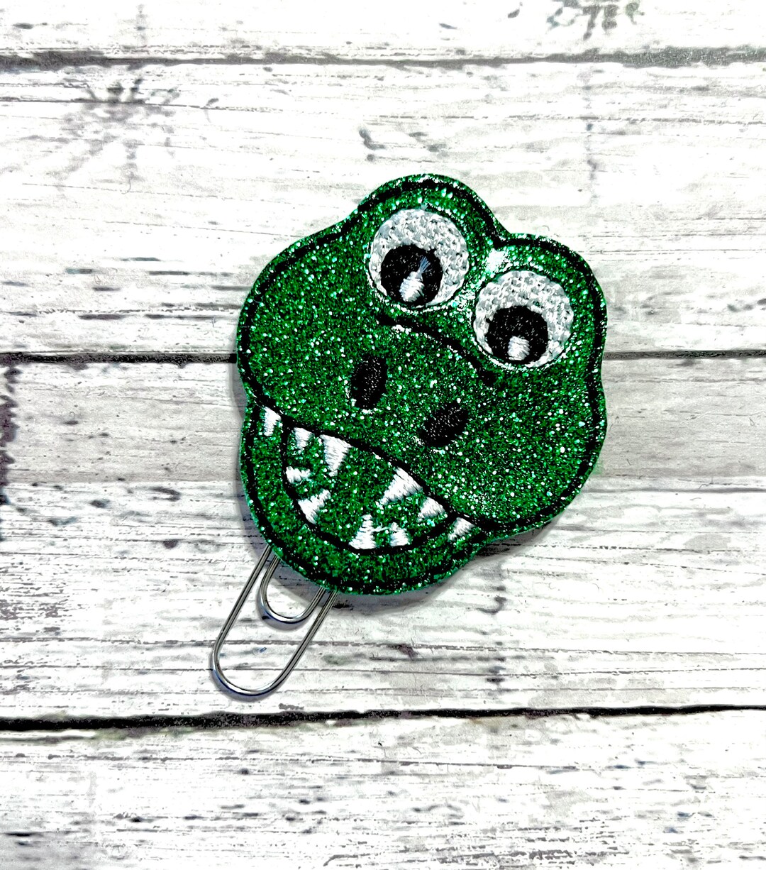 Alligator Planner Clip, Gator Paperclip Bookmark, Animal Bookmark ...