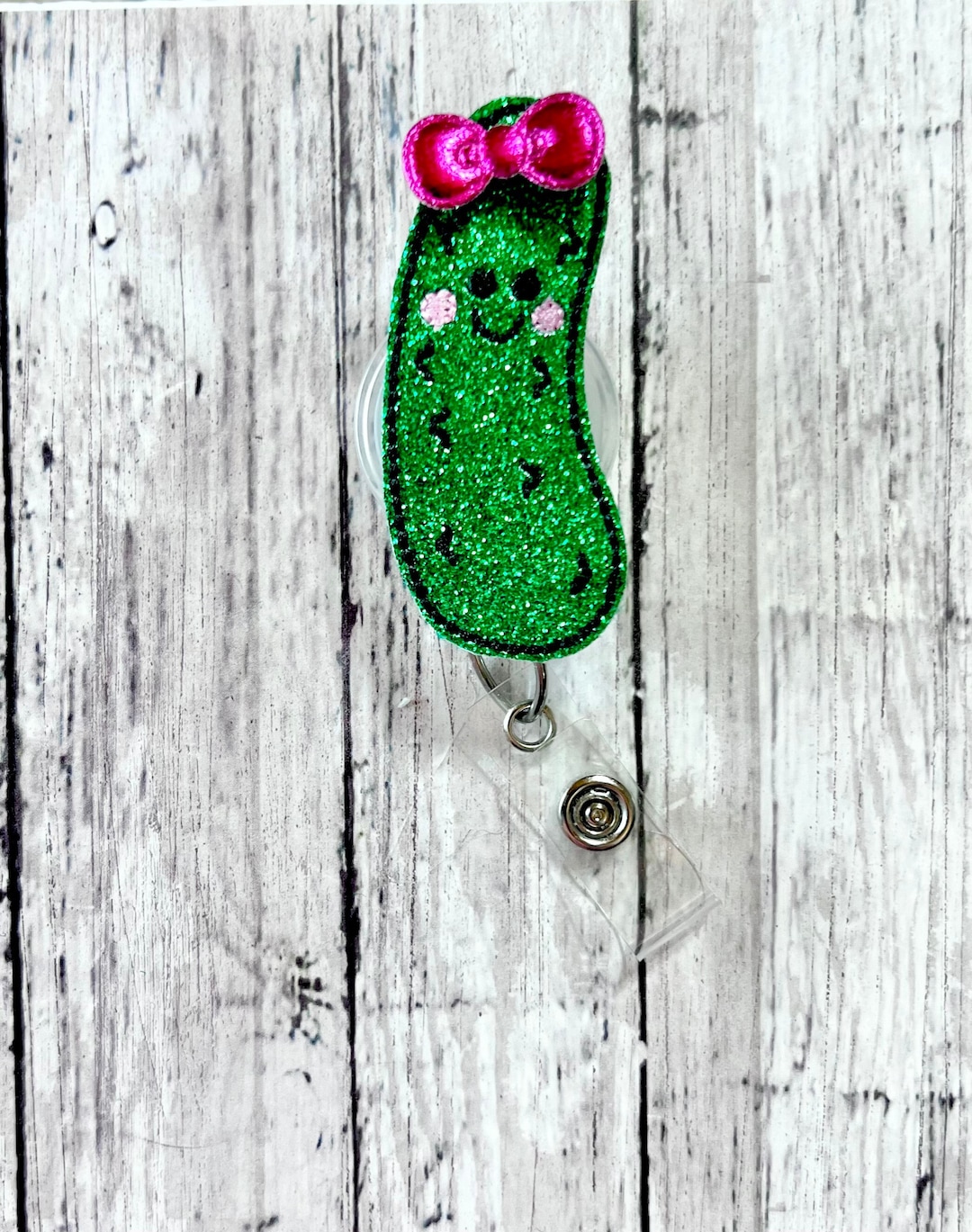 Pickle Badge Reel, Pickle Badge Holder, Nurse Badge Reel, Teacher Badge ...