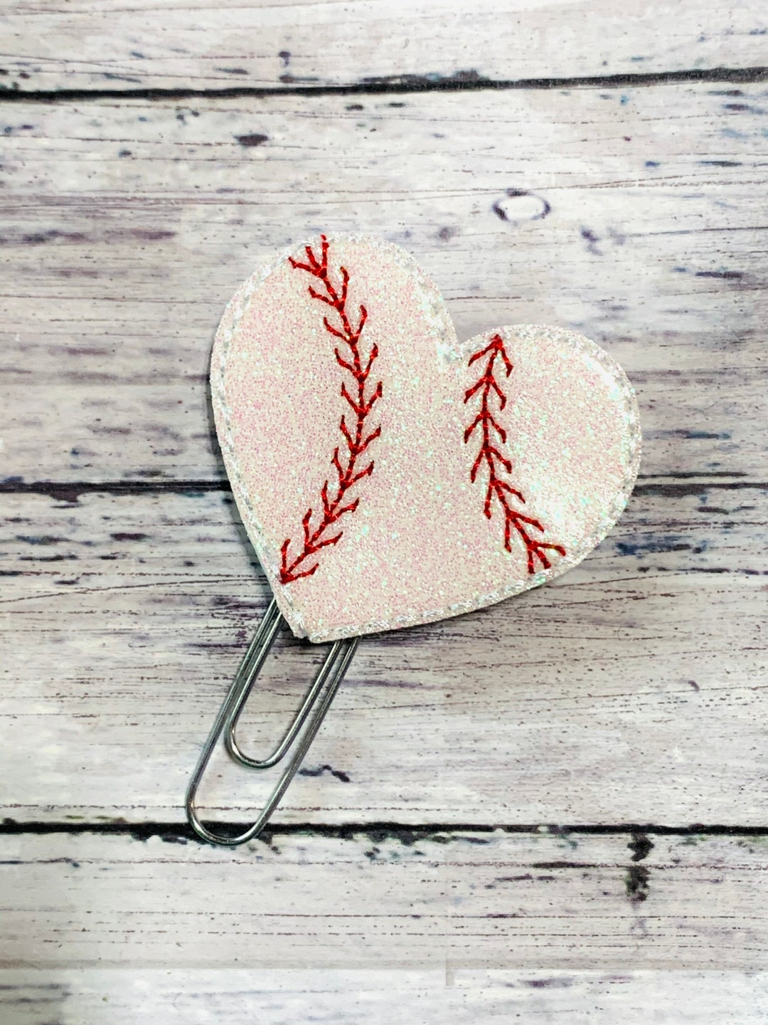 Baseball Clip Paperclip, Baseball Bookmark, Cute Planner Clip, Planner ...