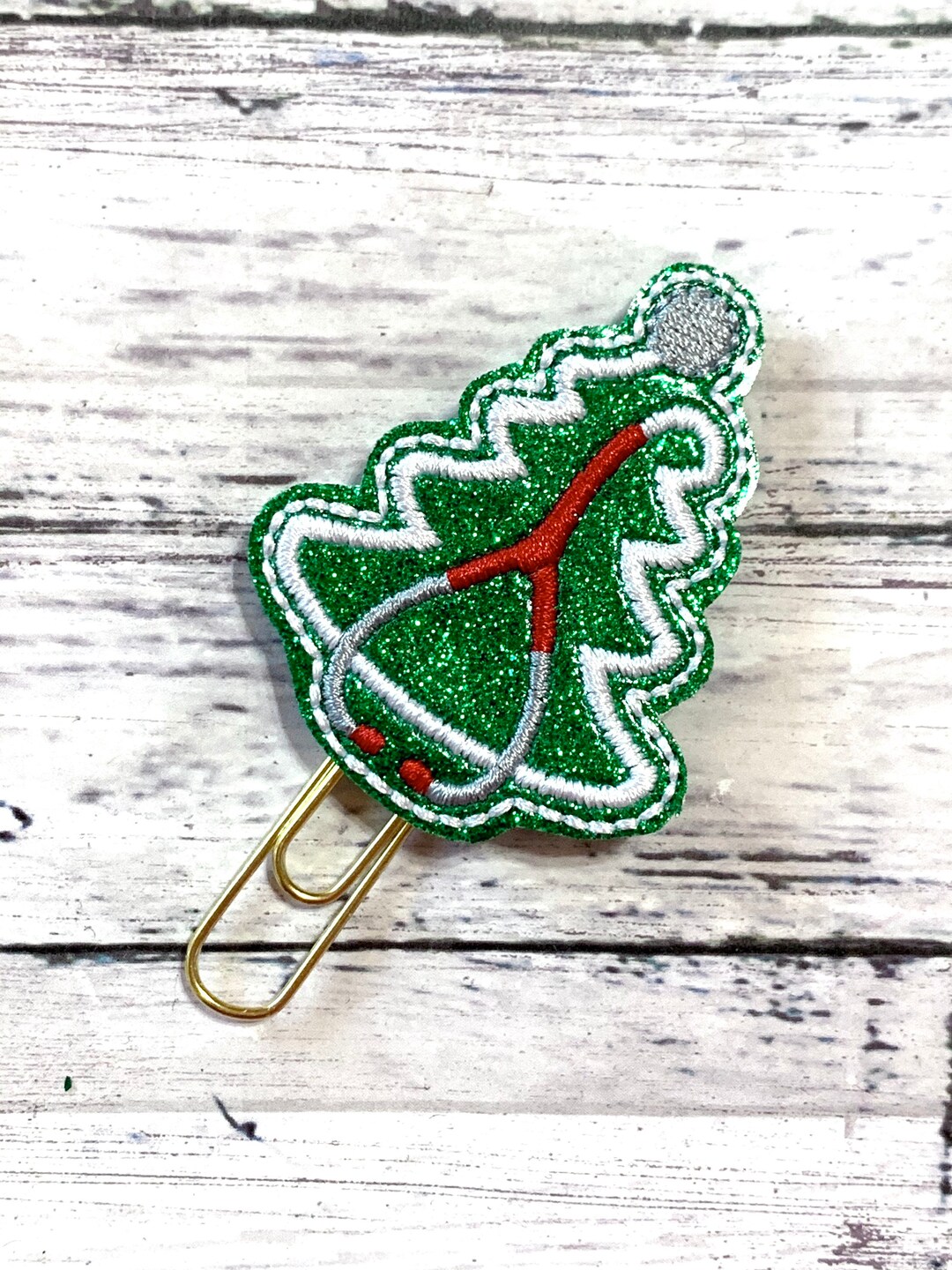 Nurse Stethoscope Tree Planner Paperclip, Nurse Feltie Clip Stethoscope ...