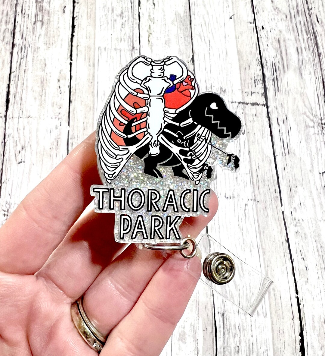 Thoracic Surgery Badge, Acrylic Badge Reel, Funny Gift for Nurse ...