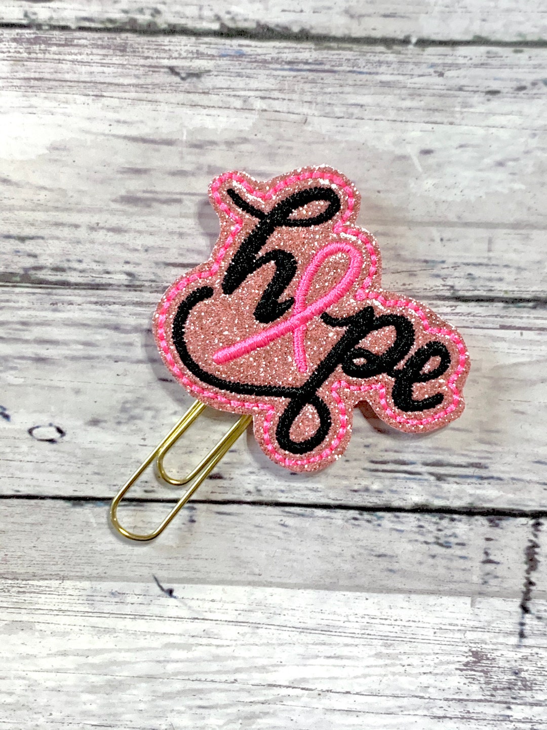 Awareness Planner Clip, Hope Bookmark, Breast Cancer Awareness ...