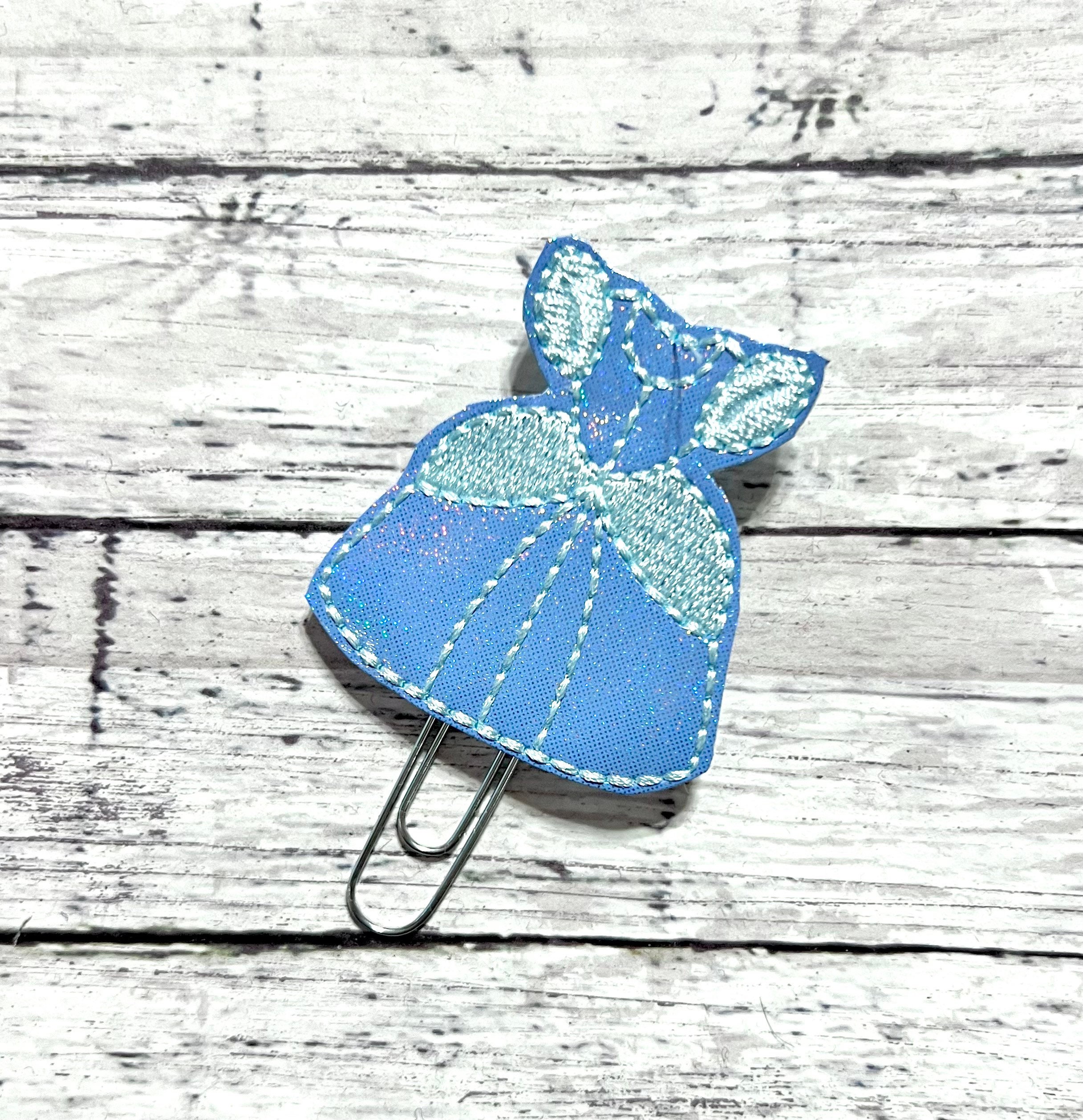 Dress Feltie Clip, Royal Gown Bookmark, Glitter Feltie Clip, Glitter ...