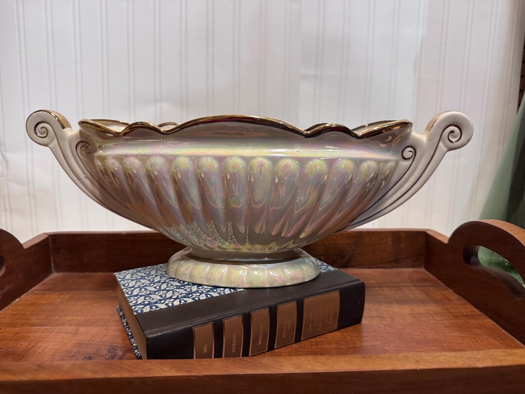 Vintage Sadler Majestic Lustreware Gondola Mantle Vase - Etsy