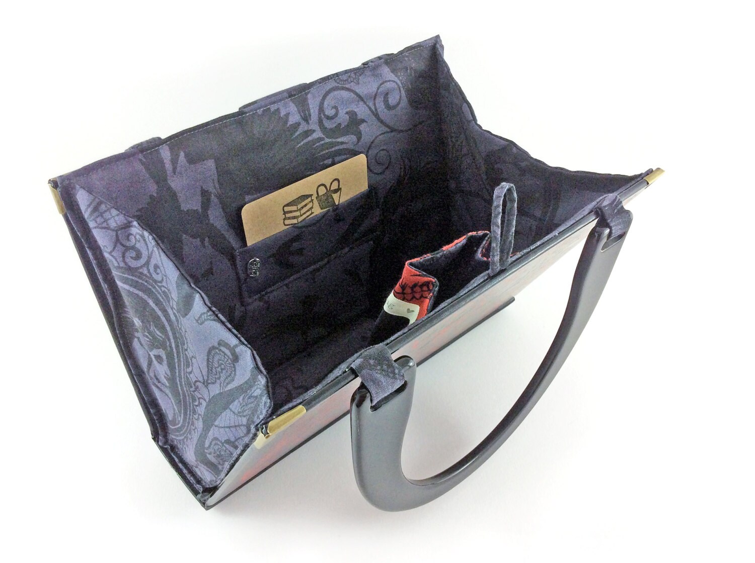 Edgar Allan Poe Handbag Poetry Book Purse Raven Handbag | Etsy UK