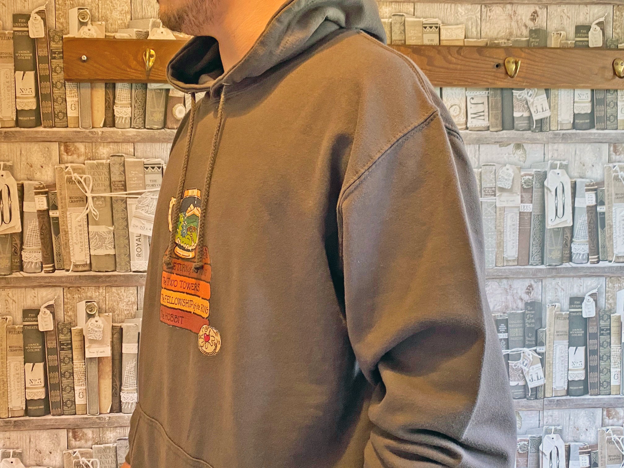 Lord of the Rings Hoodie, Hobbit Hoodie, Book Sweatshirt, Literary ...