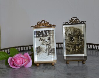 Antique Glass Picture Frames | Etsy