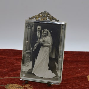 French Photo Frame1/glass Picture Frame/ormolu Frame/ Beveled Glass ...