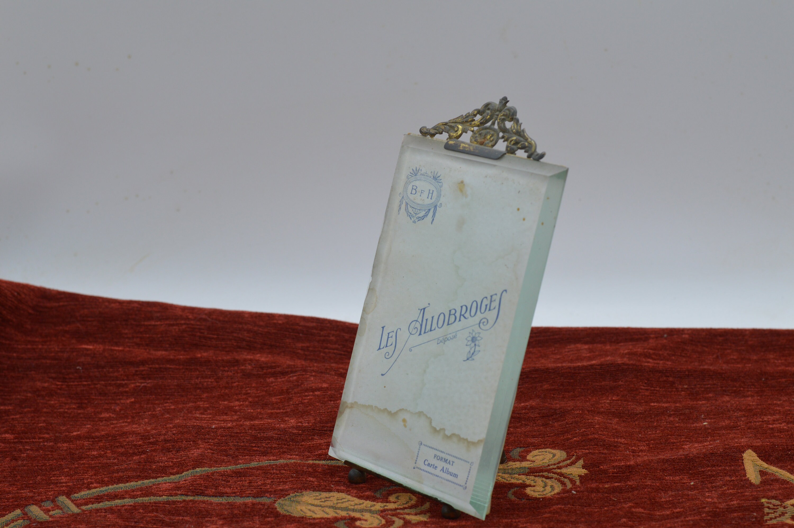 French Photo Frame1/glass Picture Frame/ormolu Frame/ Beveled Glass ...
