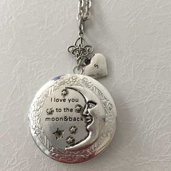Moon Locket - Etsy