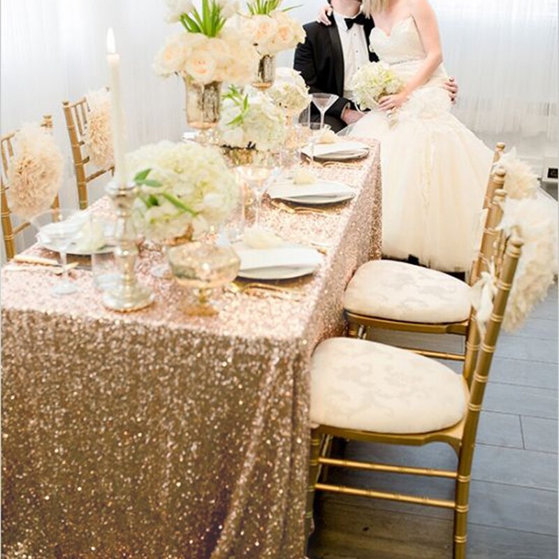 Rose Gold Tablecloth - Etsy