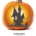 Haunted House Printable Halloween Pumpkin Carving Pattern Stencil ...