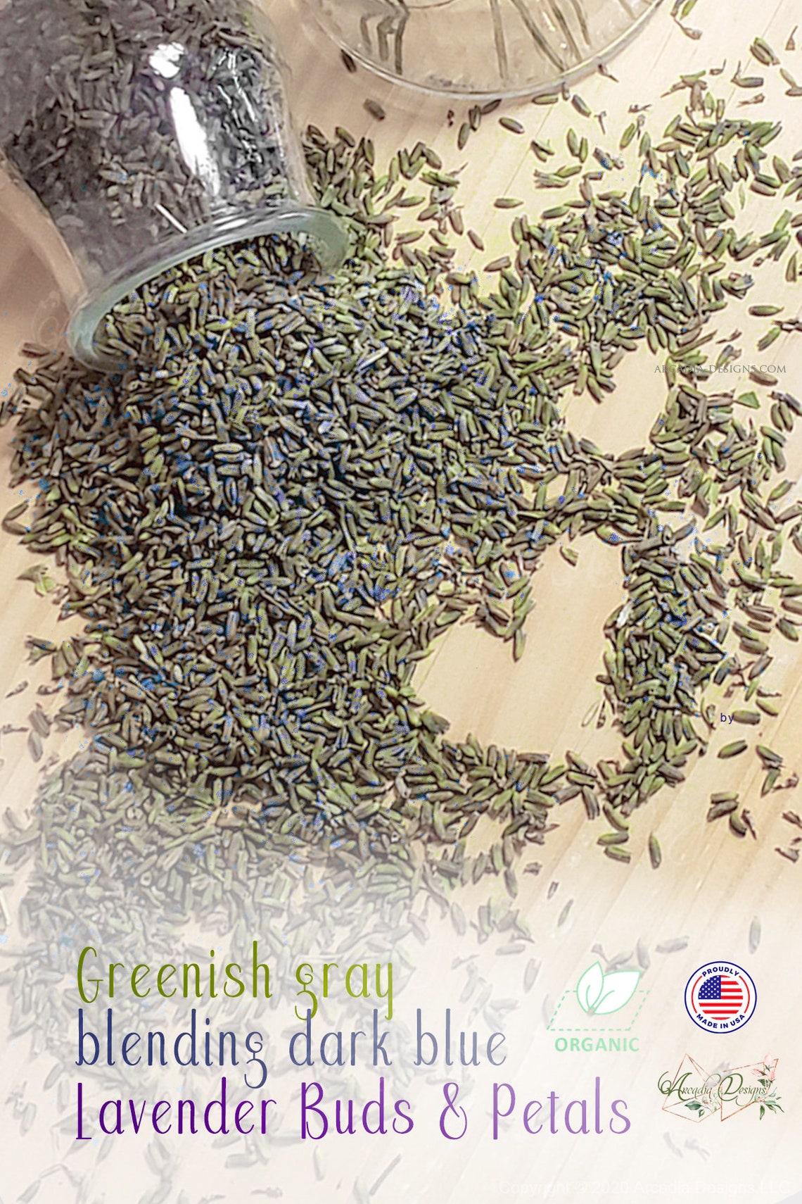 Organic Lavender Buds | Natural Dried Loose Lavender Flower Petals for ...
