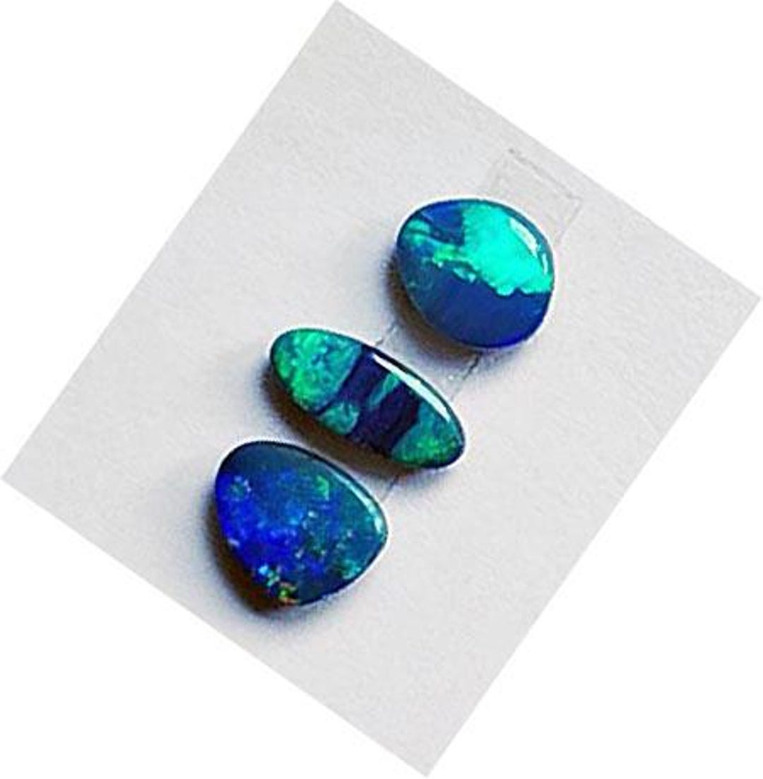 Two Nicely Coloured Freeform Shape Doublet Opals - Etsy