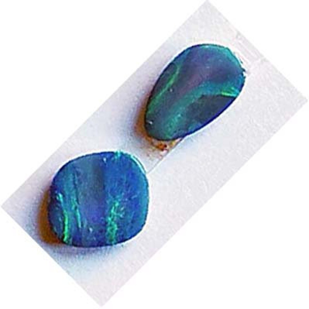 Two Nicely Coloured Freeform Shape Doublet Opals - Etsy