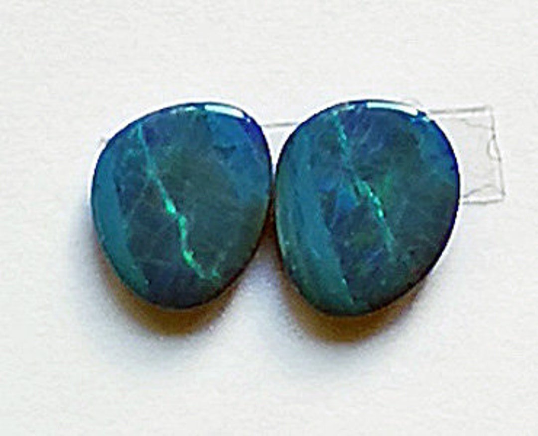 Two Nicely Coloured Freeform Shape Doublet Opals - Etsy