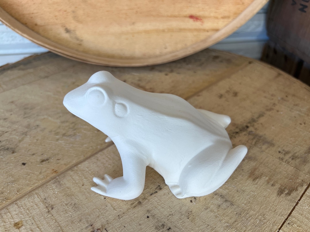 Ceramic Bisque FROG. Glaze Fire to Cone 06 - Etsy