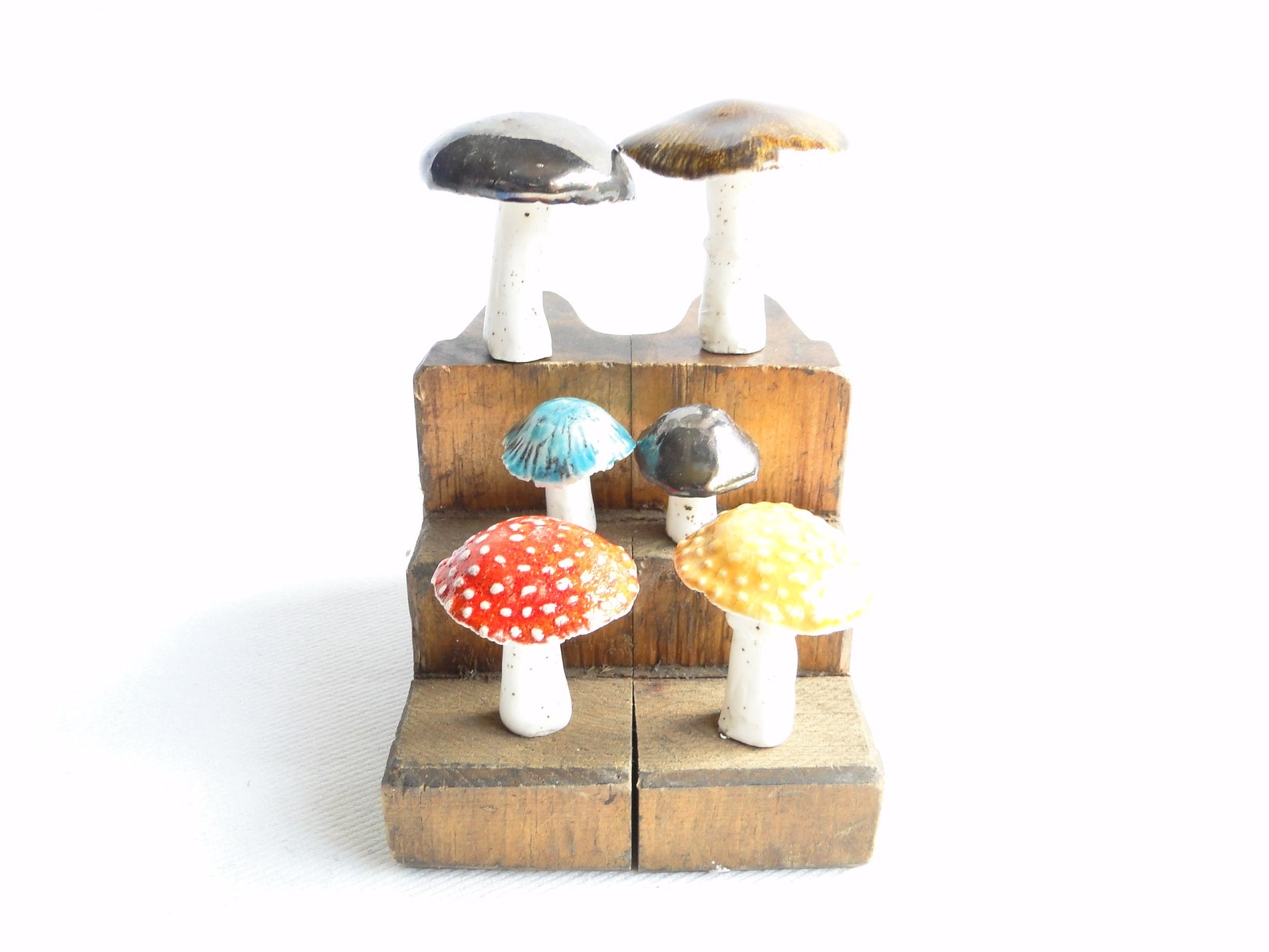 Toadstool Decoration Ceramic Toadstool Autumn Mushroom | Etsy