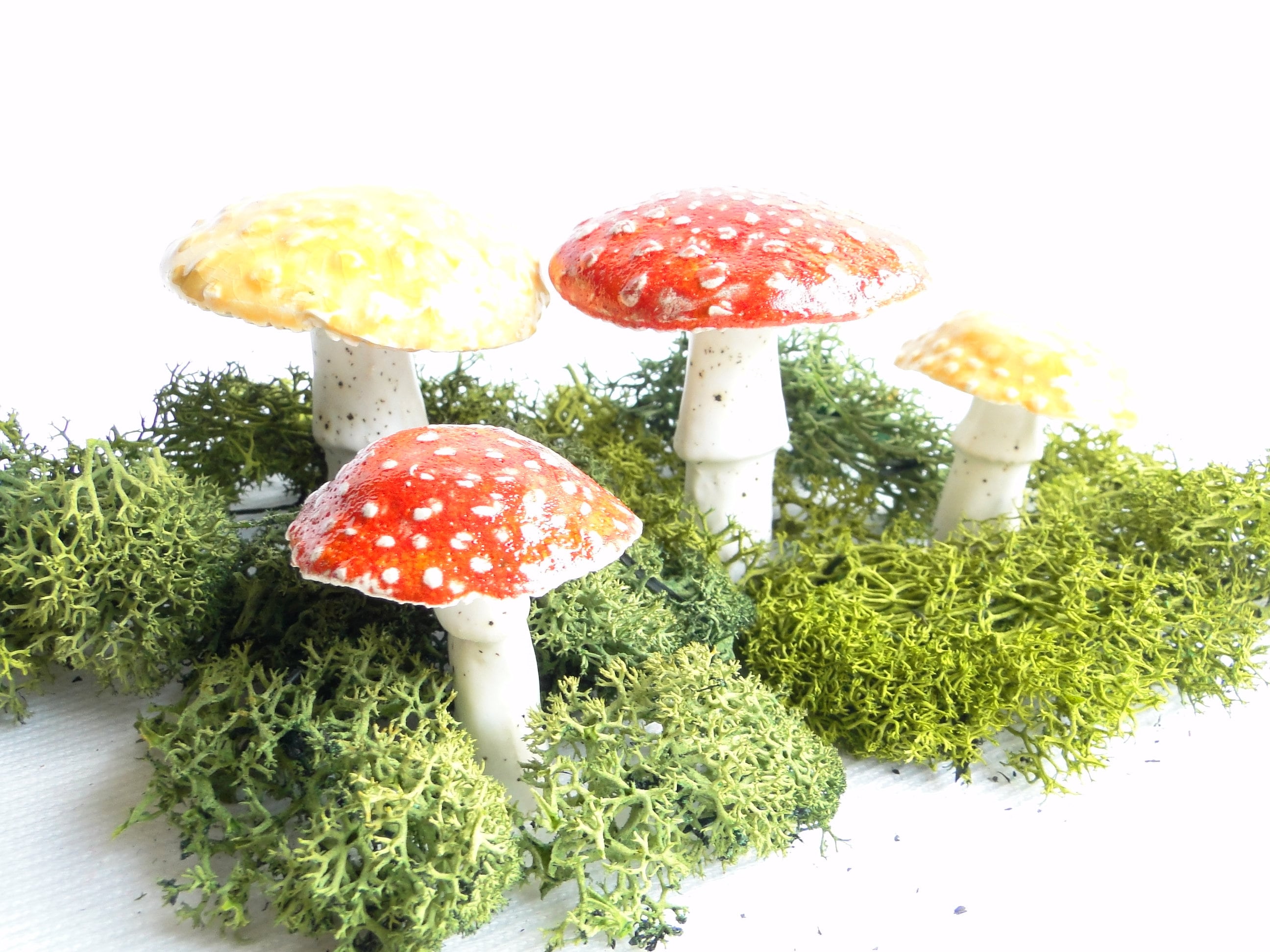 Toadstool Decoration Ceramic Toadstool Autumn Mushroom | Etsy UK