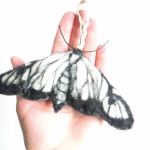 Needle Felted Box Tree Moth - Moths - Moth Decoration - Faux Taxidermy ...