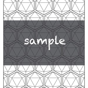 D&D Dice Coloring Page - D20 Icosahedron - Etsy