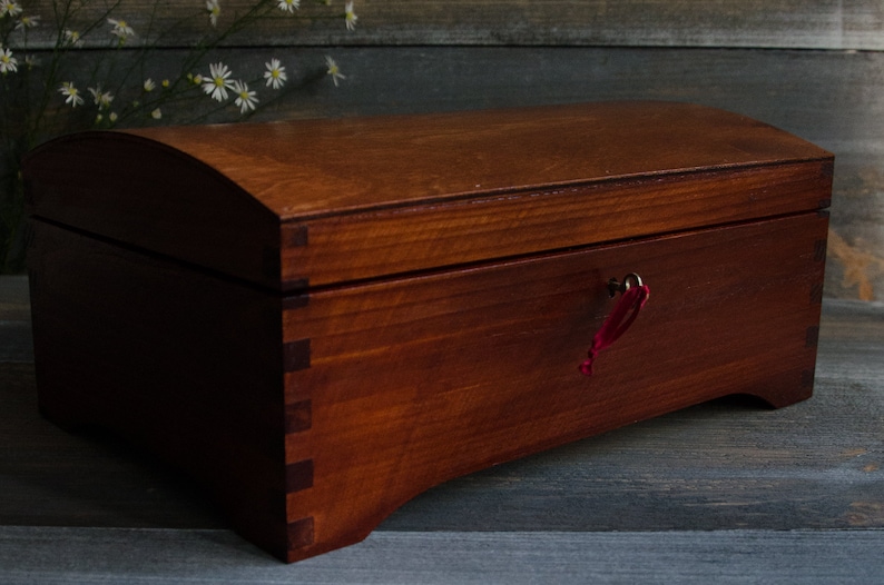 Wooden Box With Key Lockwith Your Textgift Ideasnatural - Etsy