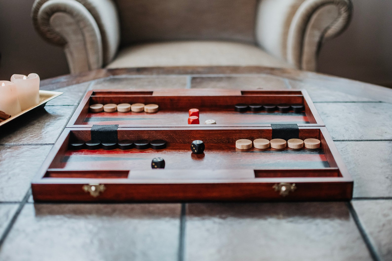 Big Wooden Backgammon, Hand Made From Natural Wood, Personalisation ...