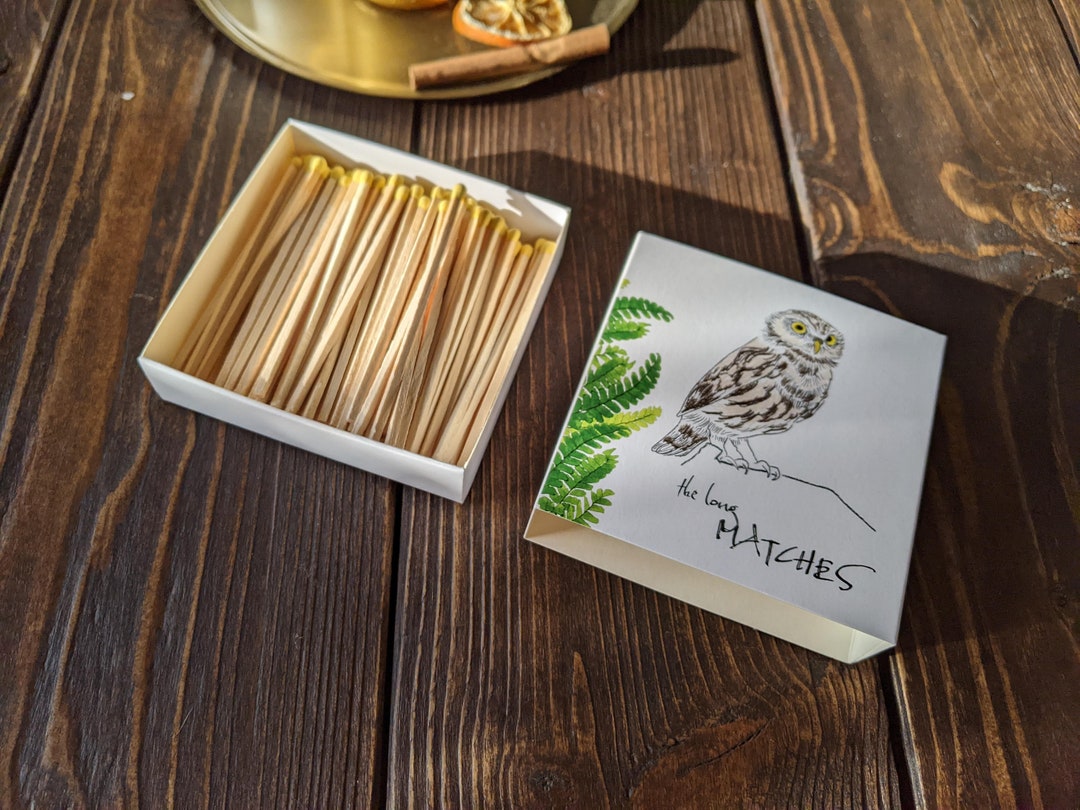 The Long Owl Matches, Decorative Box, Matchsticks, Match, Bird Matches ...