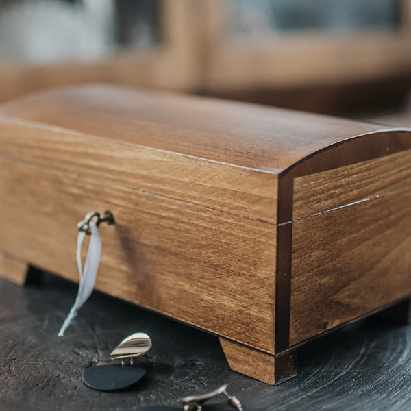 Wood Lock Box - Etsy