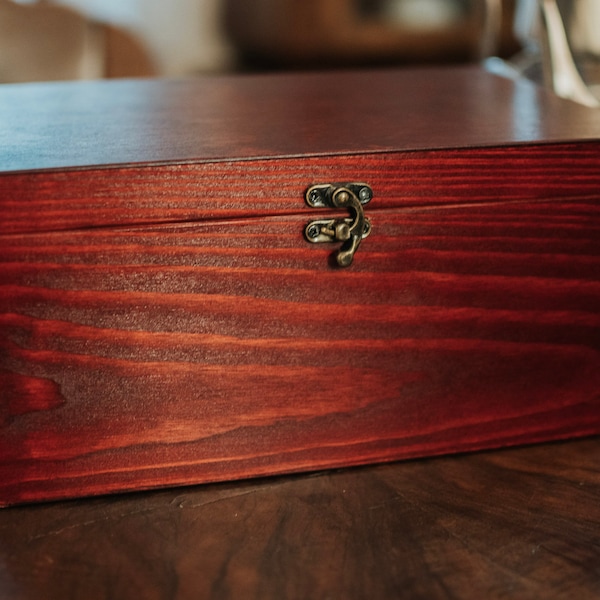 Mahogany Jewelry Box - Etsy