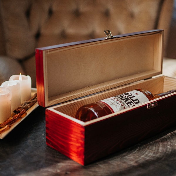 Wooden Whiskey Box - Etsy