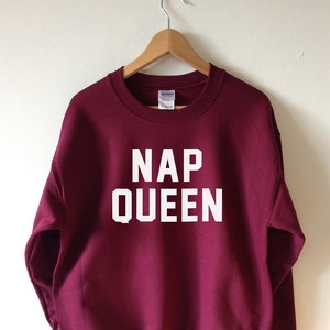 Nap Queen Sweatshirt Sweater Jumper High Quality WATER BASED PRINT ...