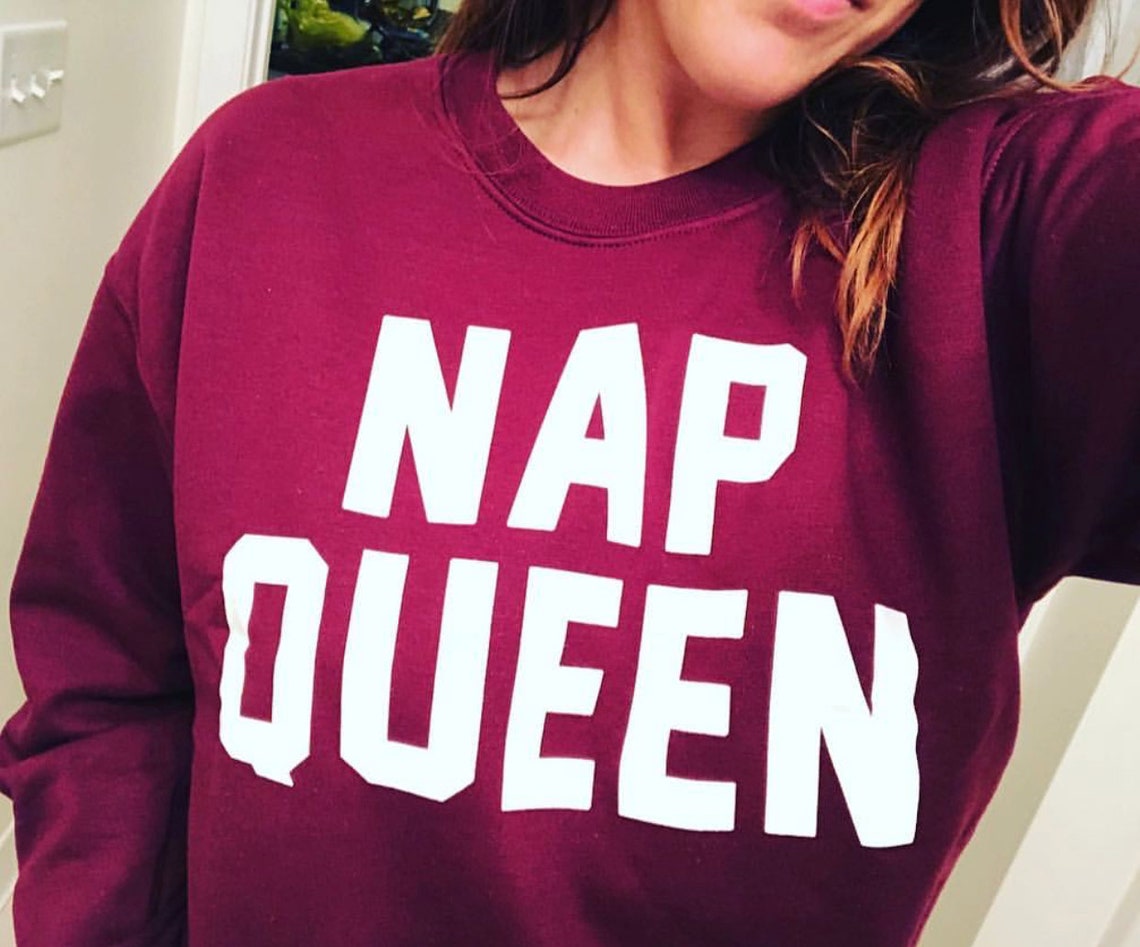 Nap Queen Sweater Sweatshirt Jumper High Quality WATER BASED PRINT ...