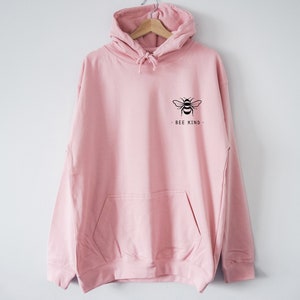 BEE KIND Hoodie Hooded Sweater Sweatshirt, Save the Bees Hoodie, Eco ...