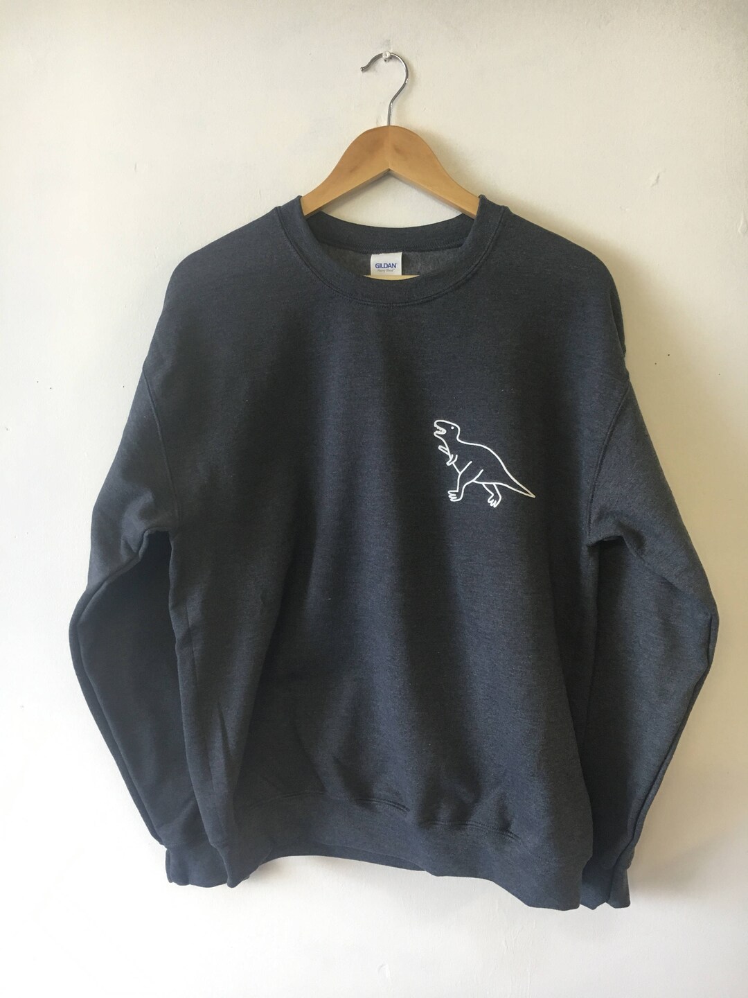 Dinosaur Pocket Sweatshirt Sweater Shirt Unisex High Quality WATER ...