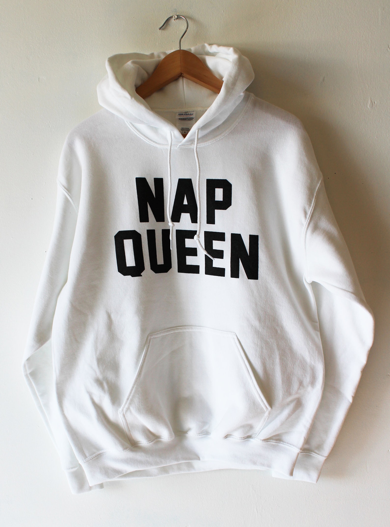 NAP QUEEN Hoodie Hooded Sweatshirt High Quality Water Based Print Soft ...