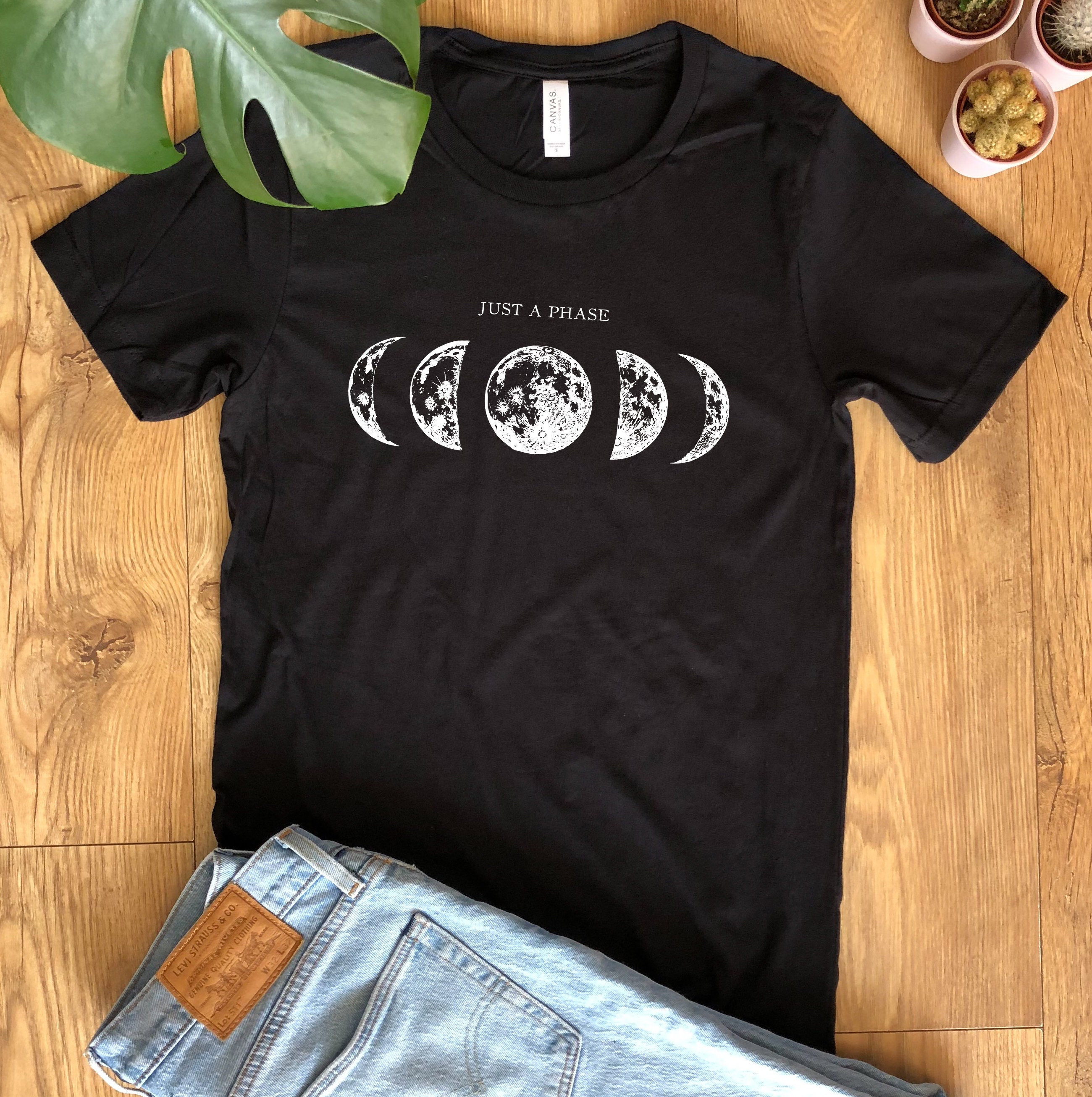 MOON Phase Shirt Moon Shirt Moon T-shirt Organic Soft | Etsy