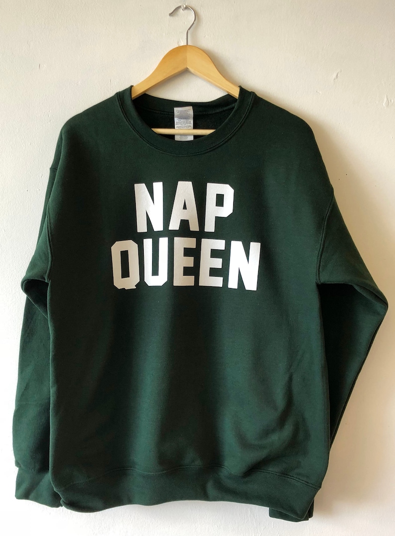 Nap Queen Sweater Sweatshirt Jumper High Quality WATER BASED PRINT ...